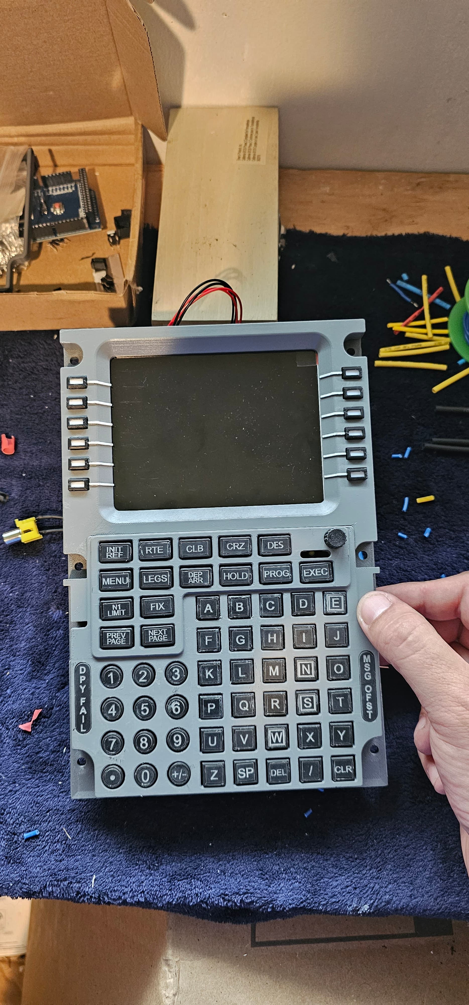 Building a FMC for the PMDG 737 - Home Cockpit Builders - Microsoft ...