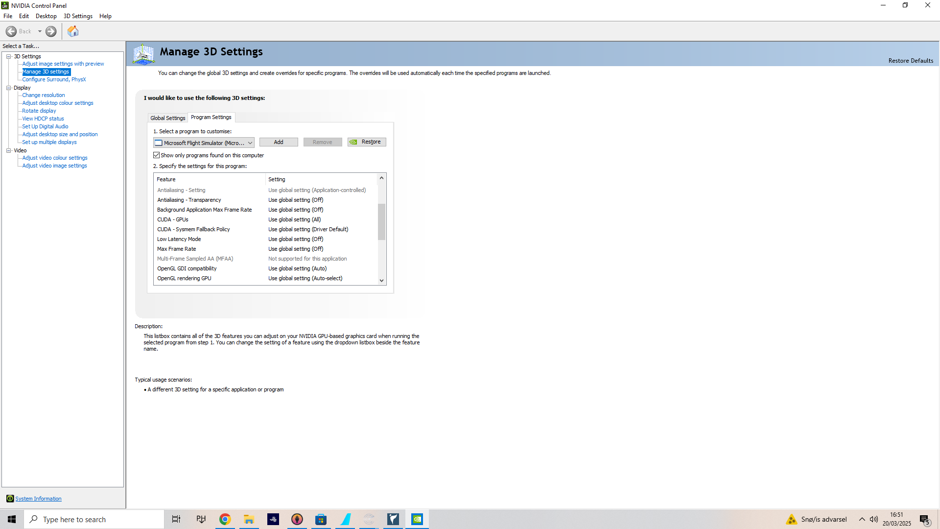 FPS performance - VRAM bug? - #2479 by Petterwsto - Install, Performance & Graphics - Microsoft ...