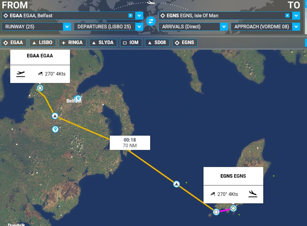 Flight plan wih ILS approach - Aviation, Navigation, Communication ...