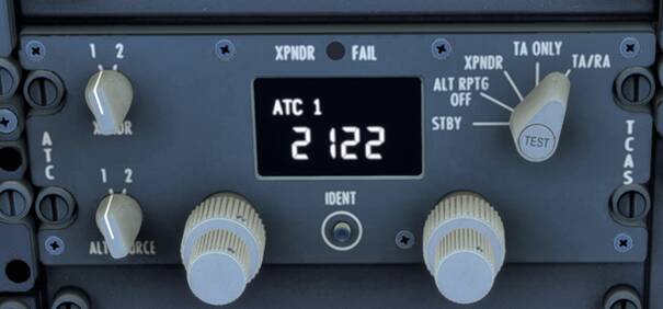 PMDG Boeing 737 - ATC wants transponder (XPDR) reset - Aircraft ...