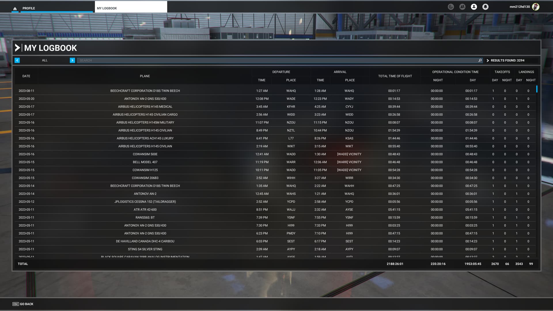 Large logbooks still don't save new flights - Resolved - Microsoft ...