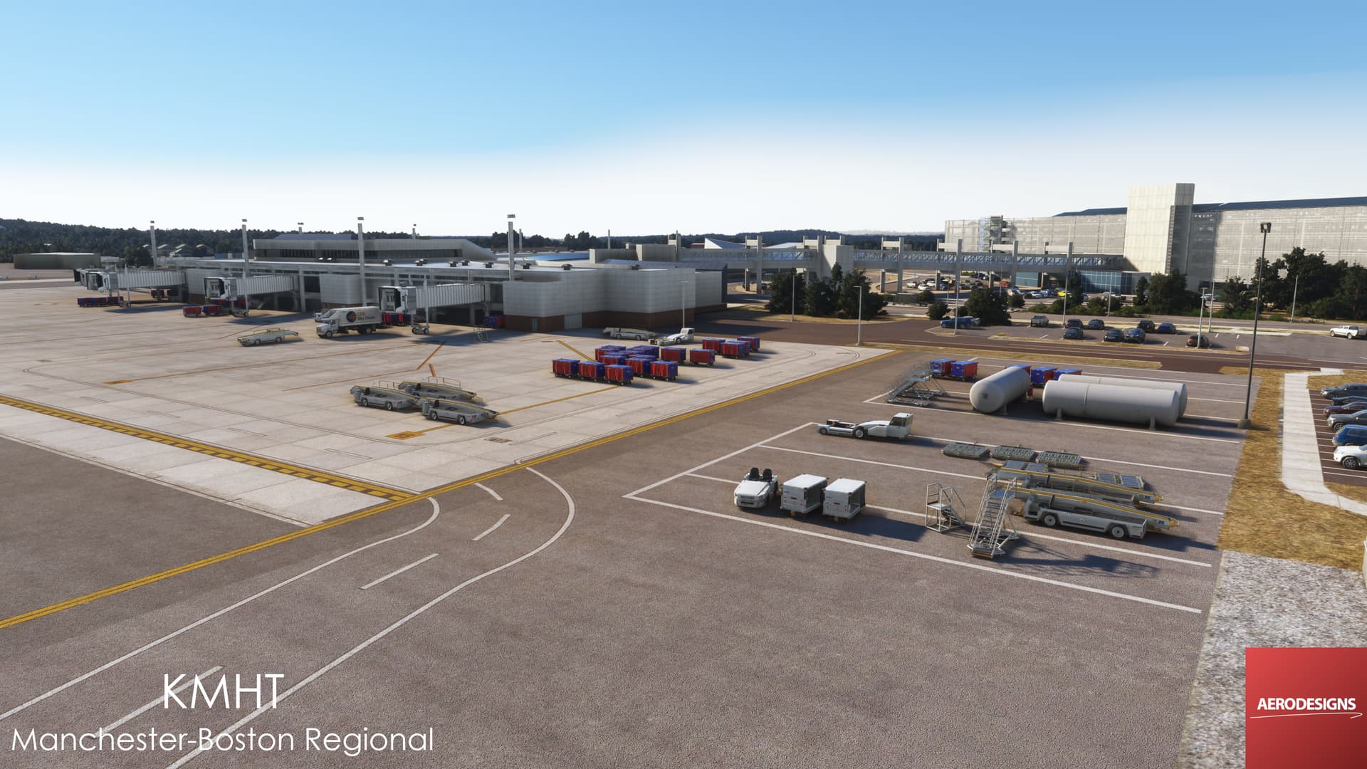 [AeroDesigns] - KMHT Manchester Boston Regional Airport Announcement ...