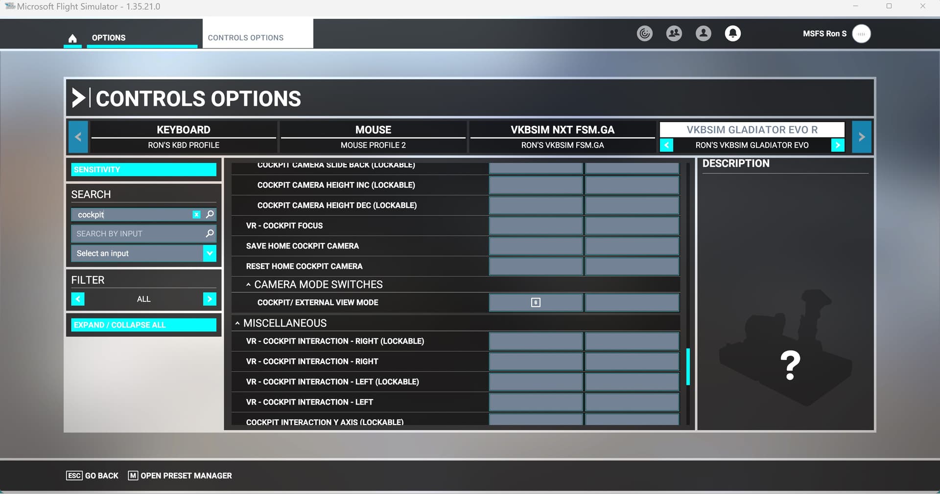 Help with a View Function Using the Logitech Yoke Toggle Switch Mapping ...