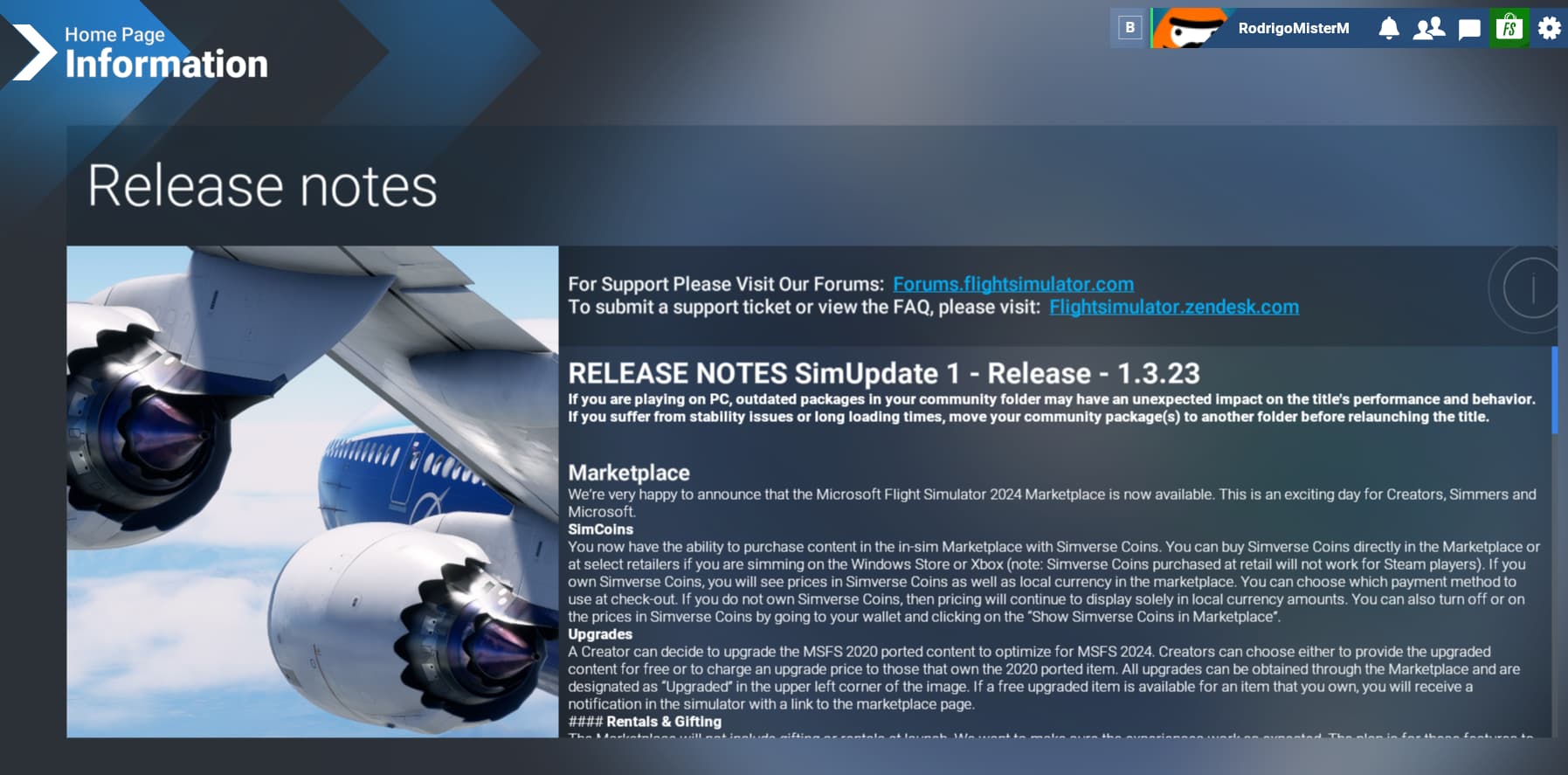 My Fs2024 went back to to version 1.3.23? - Install, Performance ...