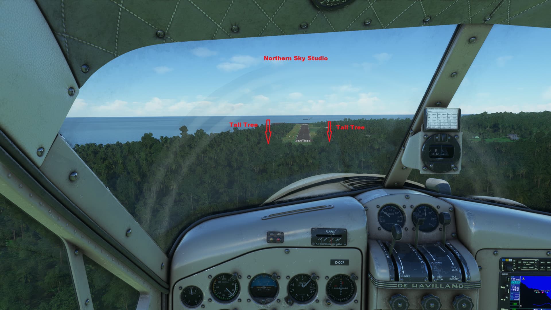 Northern Sky Studio, PHHN Hana runway 08 approach - Airports ...