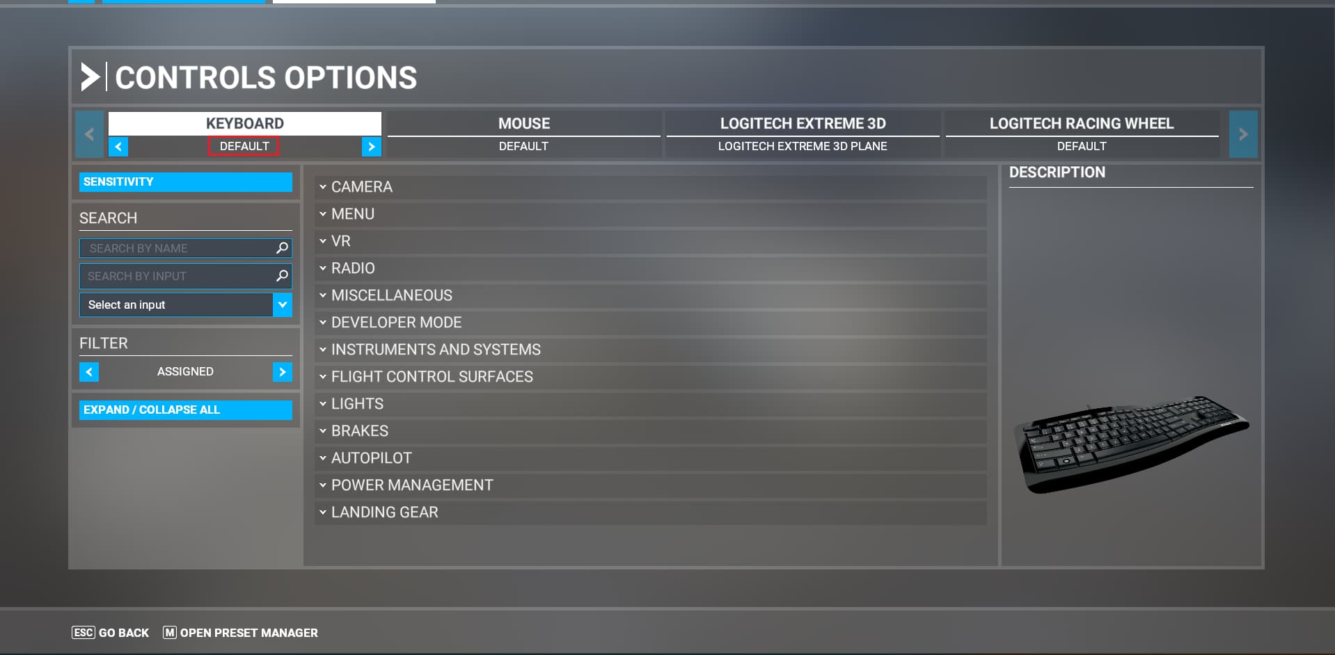 Escape Key - User Interface & Activities - Microsoft Flight Simulator Forums
