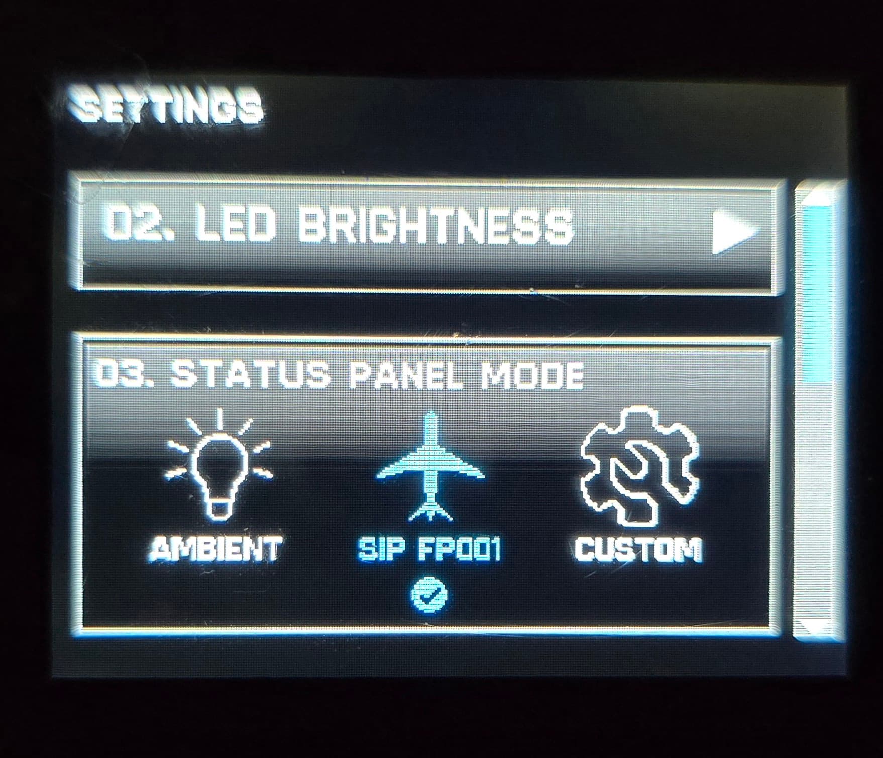 Status Indicator Panel (SIP) for VelocityOne Flight error after update ...