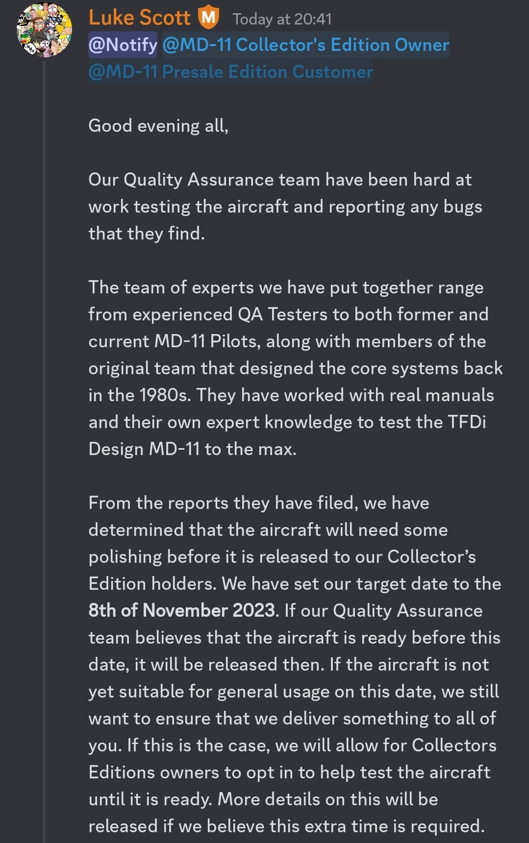 Great month for airline pilots! - General Discussion - Microsoft Flight ...