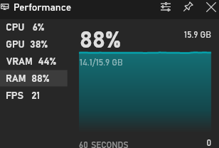 Average FPS 5-10 (RAM usage 90+%) - Install, Performance & Graphics ...