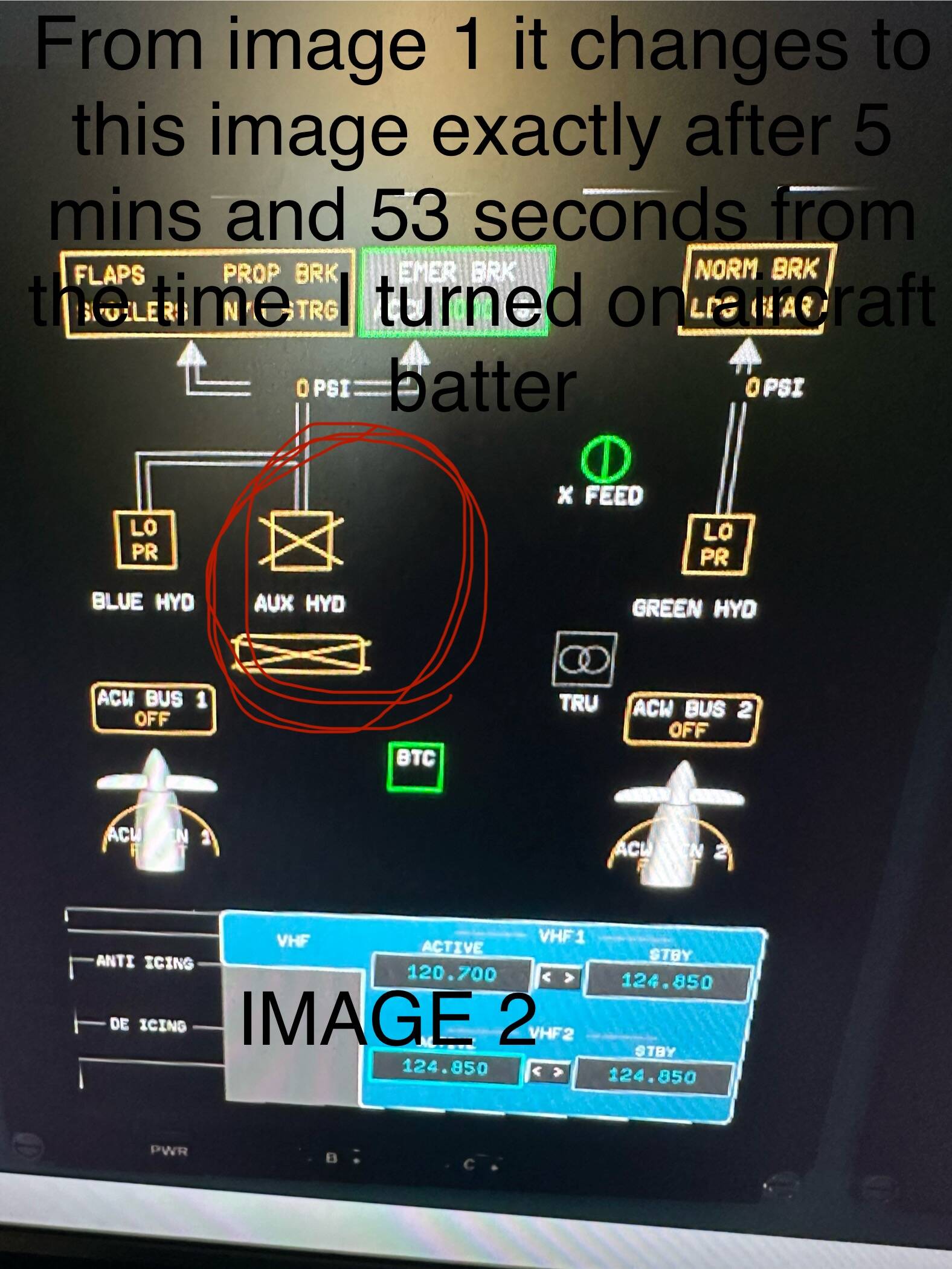 ATR Aux Hydraulic Pump not Showing Power Flow on SYS Page - Aircraft & Systems - Microsoft ...