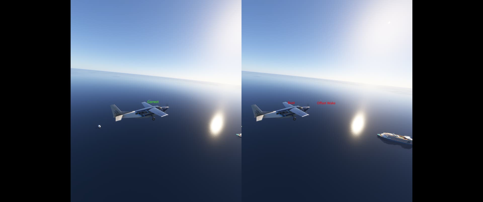 Water wake effect 3D-misaligned in VR - Virtual Reality (VR ...