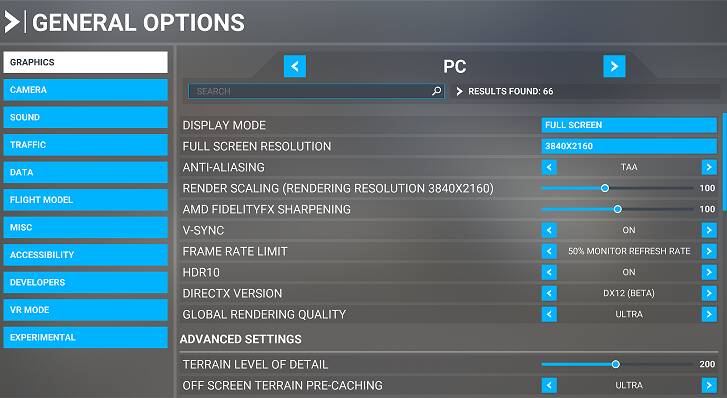 No Hdr In Fullscreen 67 By Stratdevel Install Performance And Graphics Microsoft Flight