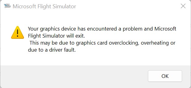 CTD server based? - Tech Talk - Microsoft Flight Simulator Forums CTD server based? - Tech Talk - Microsoft Flight Simulator Forums