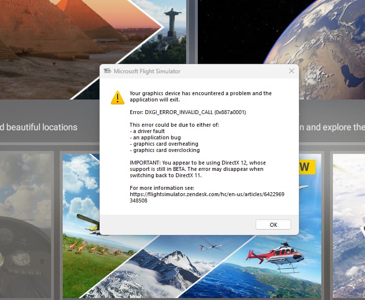 Warning: Your graphics device has encountered a problem - #3318 by JinKulien - Install ...