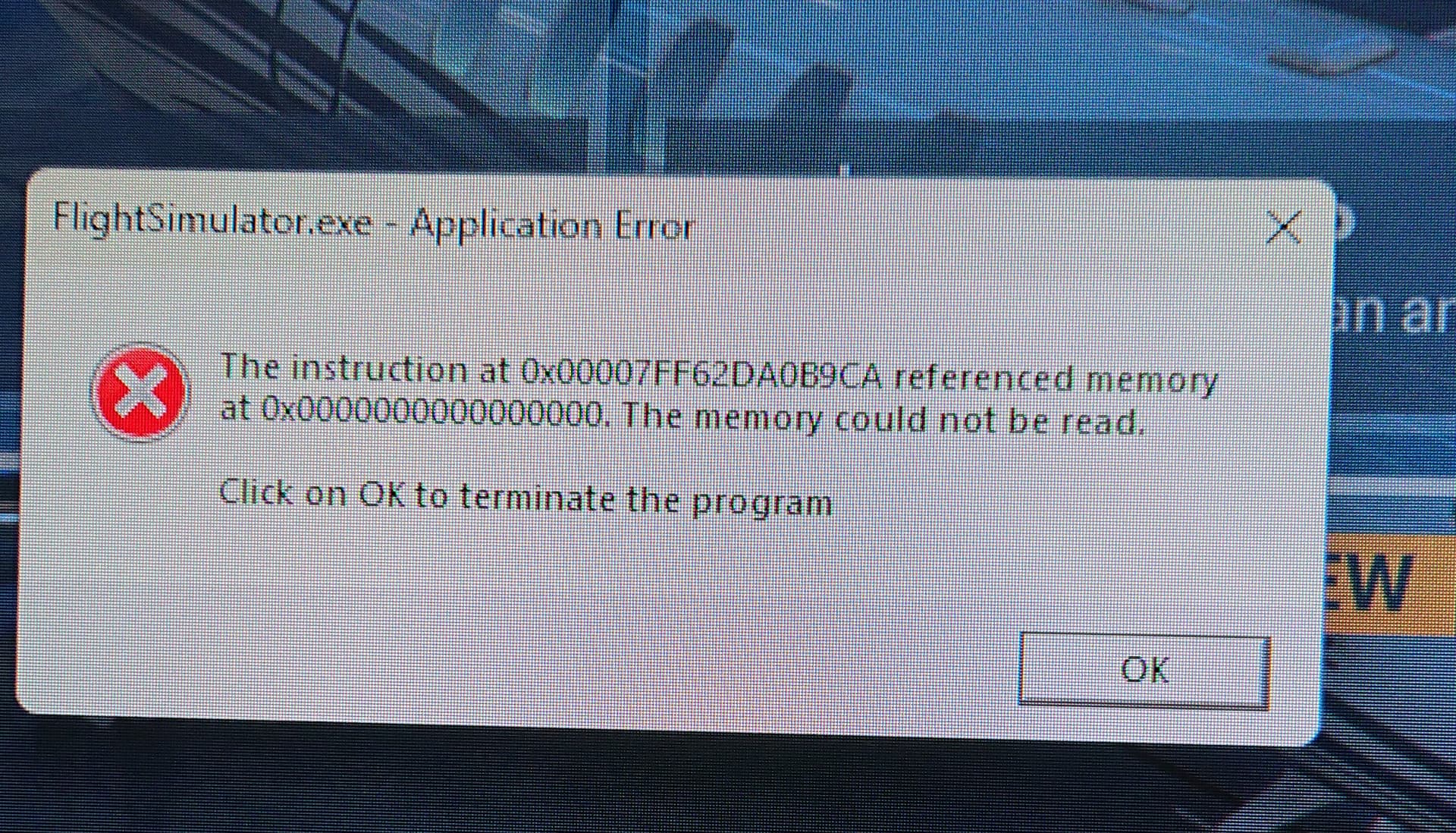 CTD After update Microsoft store - Crashes (CTDs) - Microsoft Flight ...