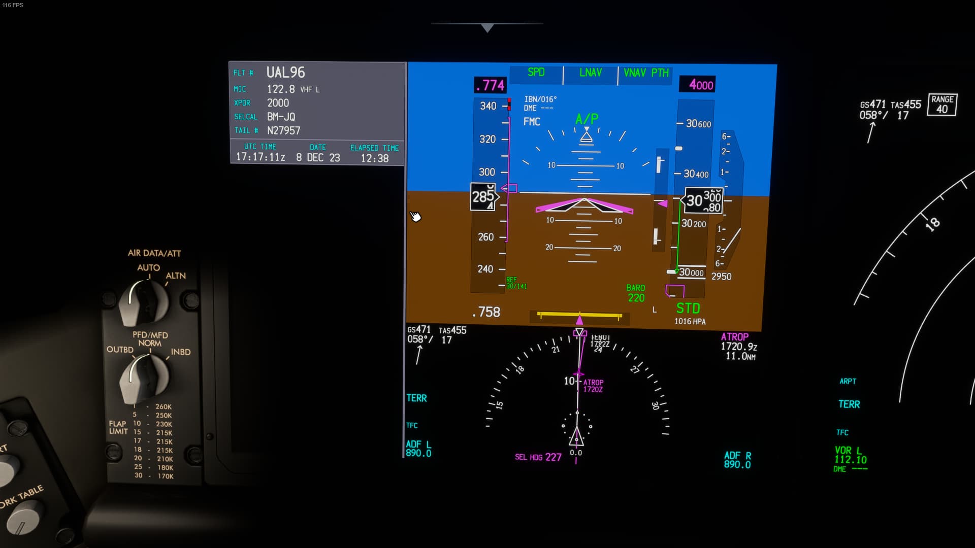 RNP + ANP Offset on Horizon 787-9 - Aircraft & Systems - Microsoft ...