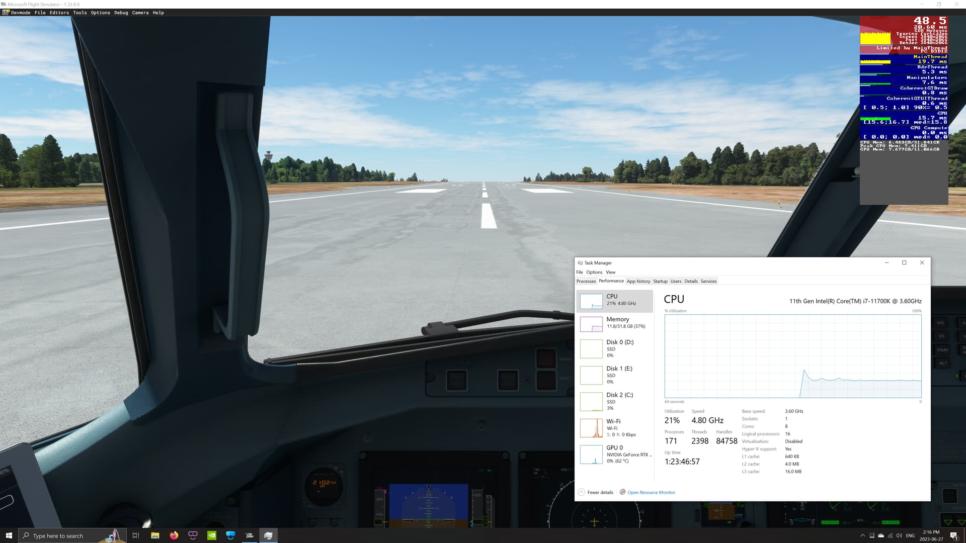 Just install my RTX 4090 but very poor FPS - Looking for support - Tech Talk - Microsoft Flight ...