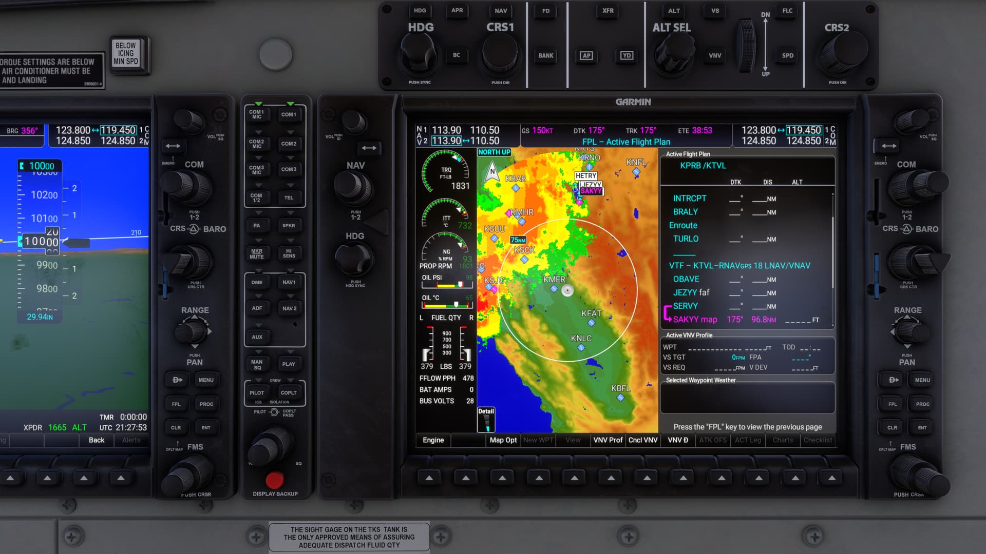 G1000 Flight Plan Loses Magenta Line After Waypoint Prior to IAF and ...