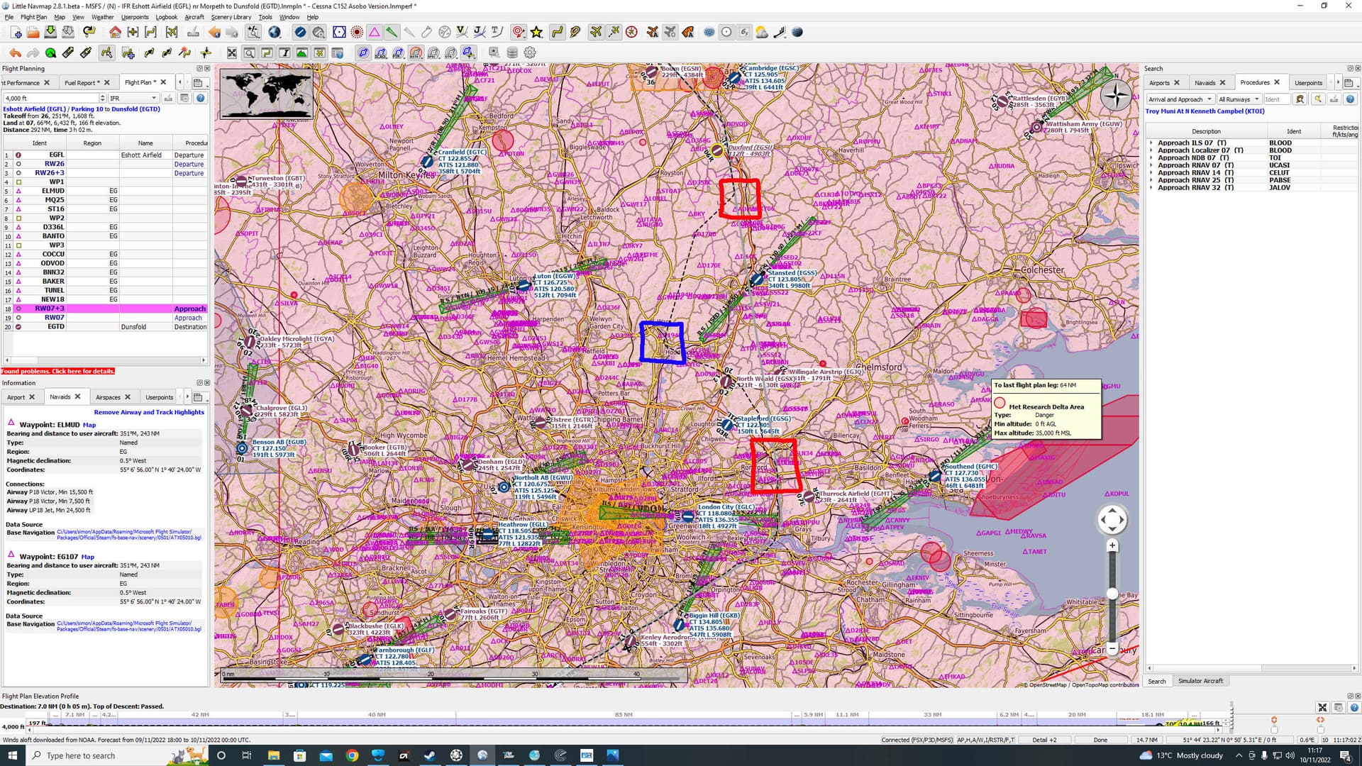 Help understanding my IFR flight plan and ATC changes - ATC, Traffic ...