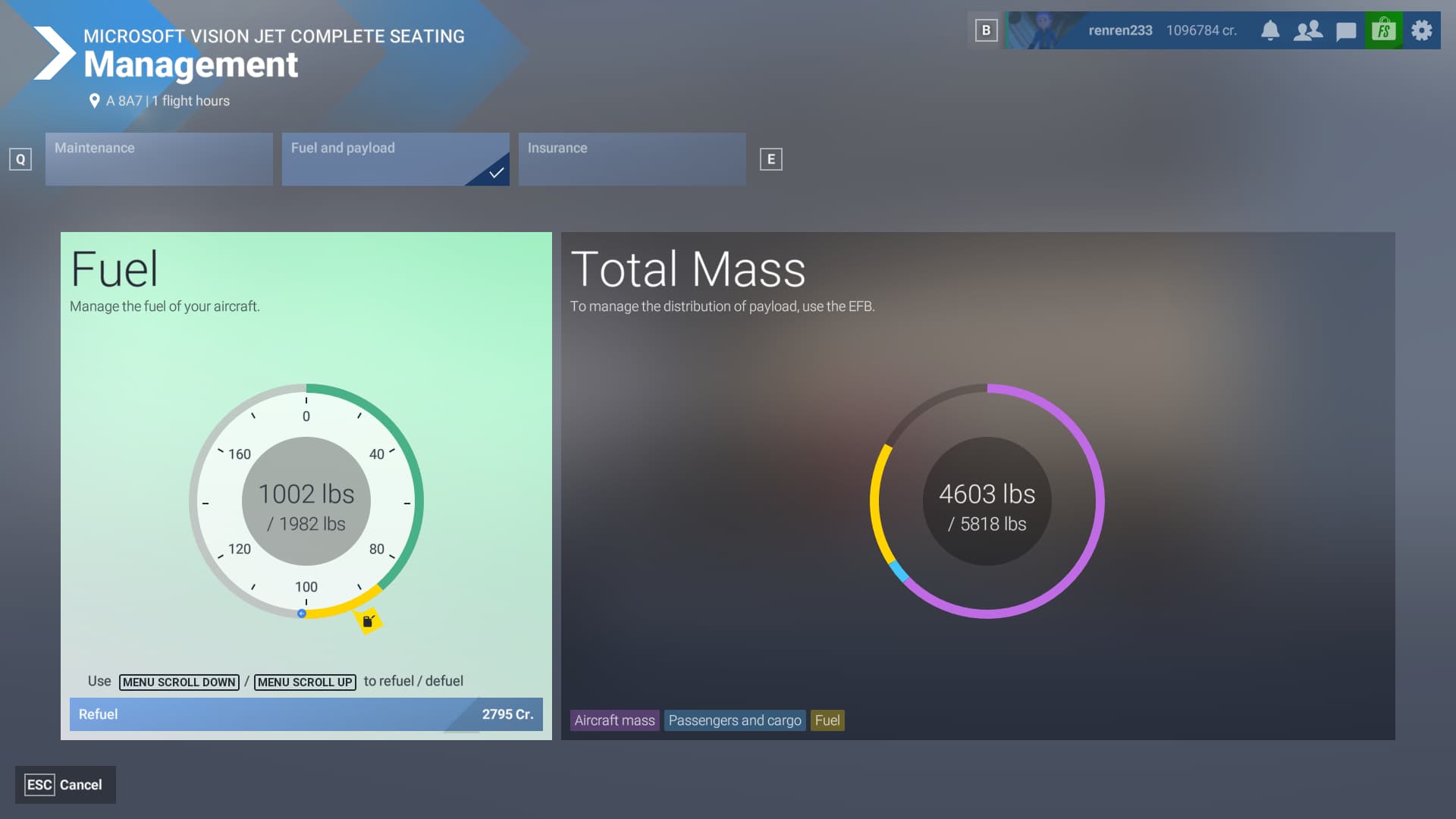 Maintain the ability to use the refuel keybind - Wishlist - Microsoft Flight Simulator Forums
