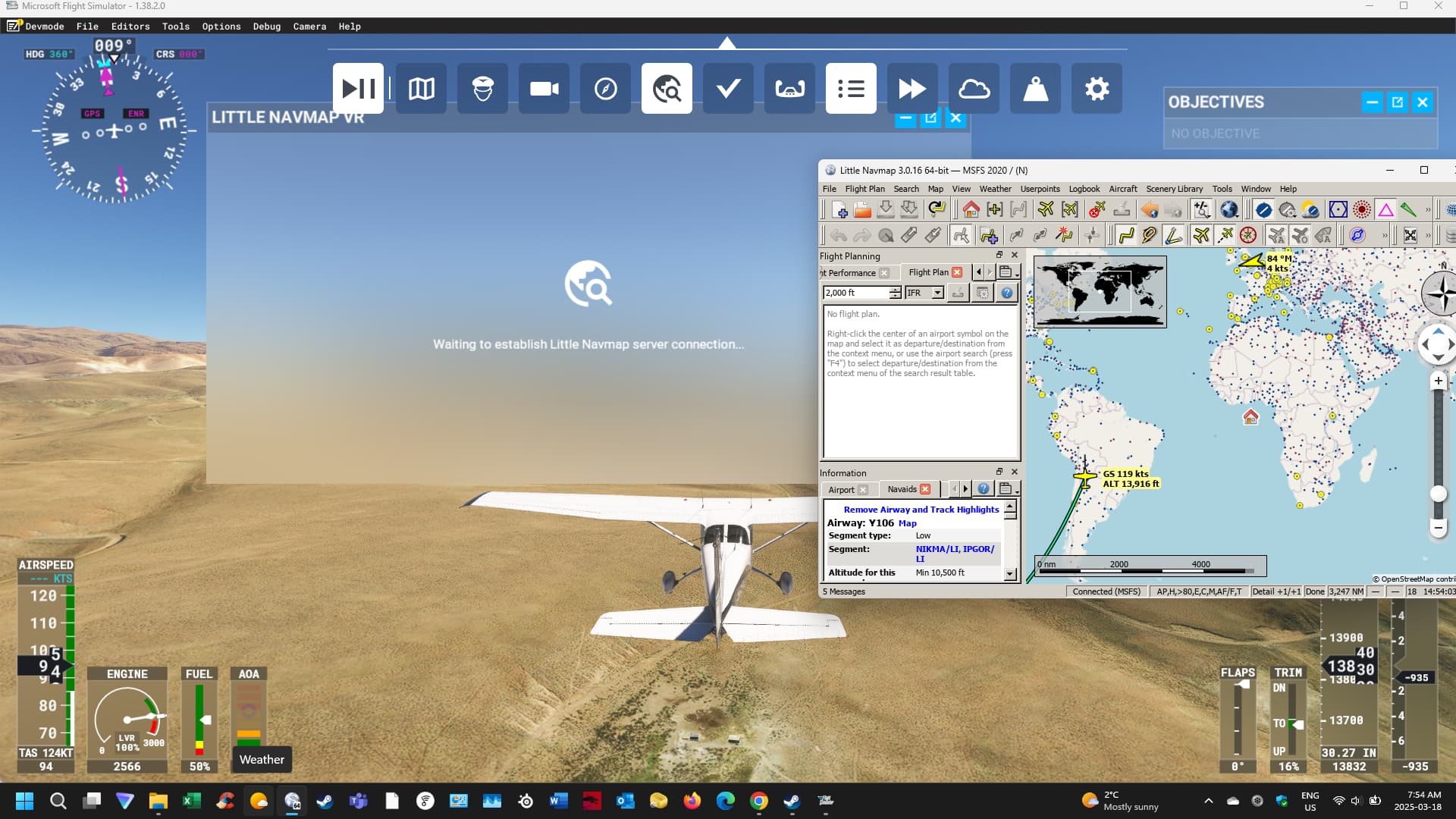 Little NavMap icon for top menu in MSFS 2020 flight - ATC, Traffic ...