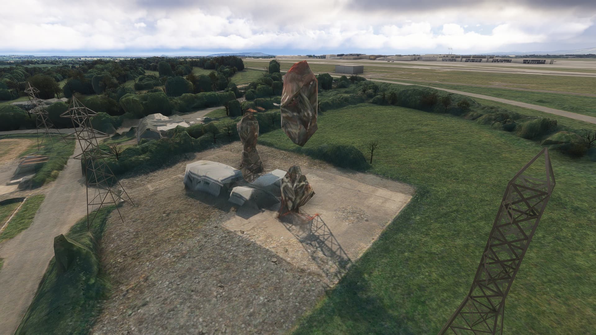 Bleed through of aerial imagery with certain ground textures at custom ...