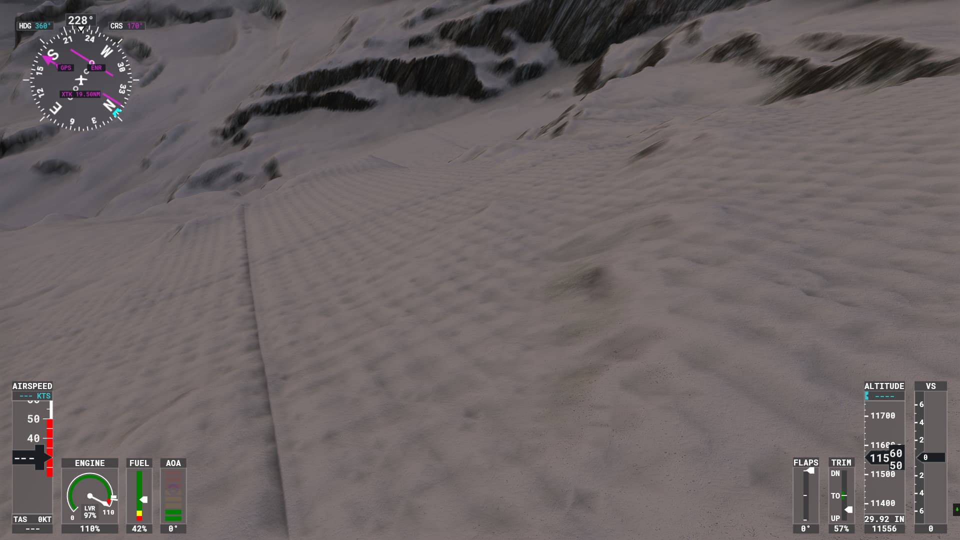 Square / grid pattern on ground textures when getting close to surface ...