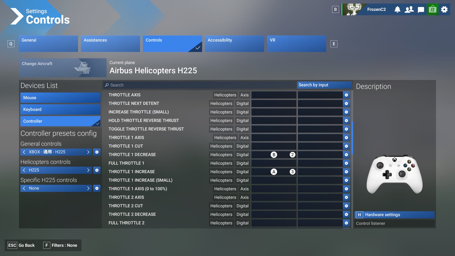 H225 collective bindings are broken - Aircraft & Systems - Microsoft ...