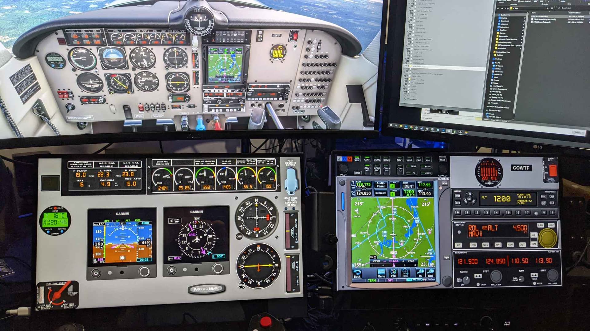 Touch Screen issues with Pop out Panels - Home Cockpit Builders ...