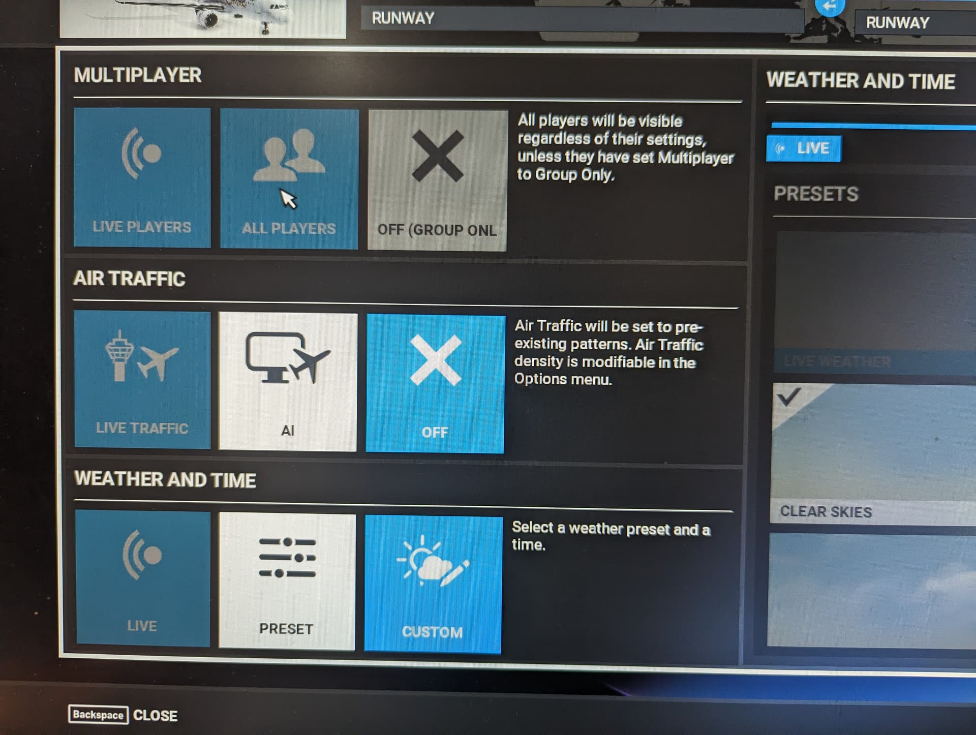 Darkened weather and time unusable fresh install happens continually ...