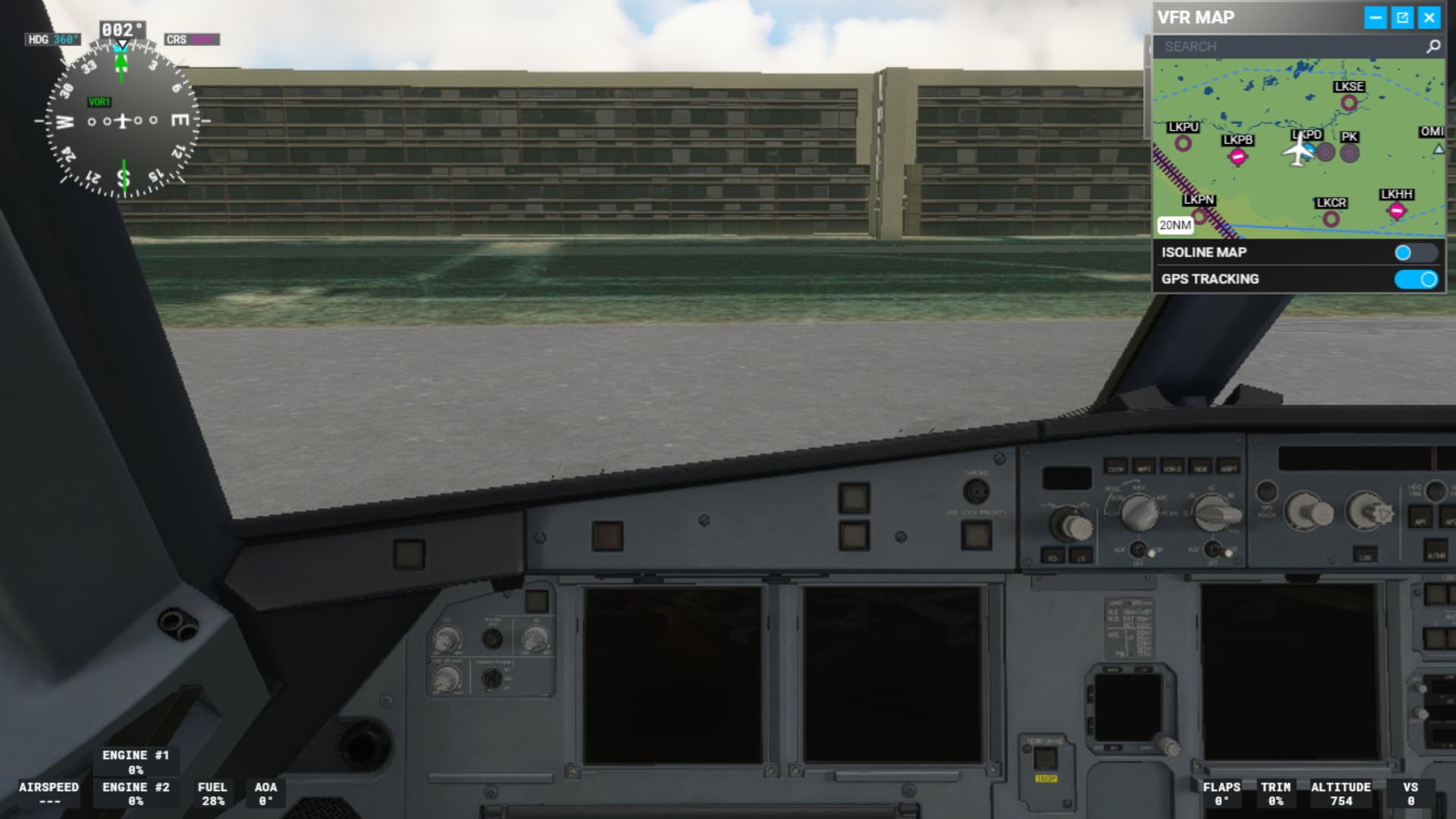 Less fuel than I set in World map->Aircraft->Weight and balance - Aircraft & Systems - Microsoft ...