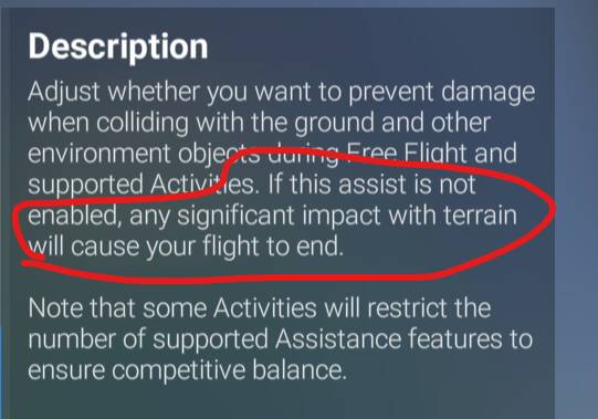 Is it possible to disable that "back on track" feature when crashing ...