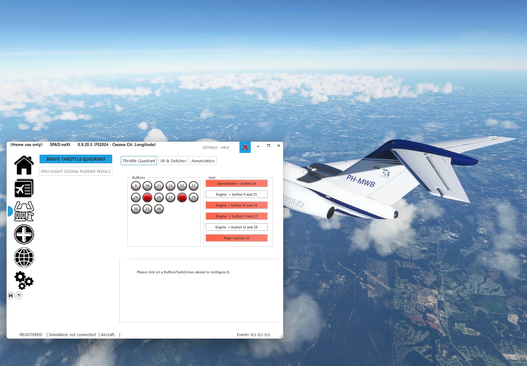 Cessna C408 SkyCourrier - Condition levers - unbindable? - Page 2 ...
