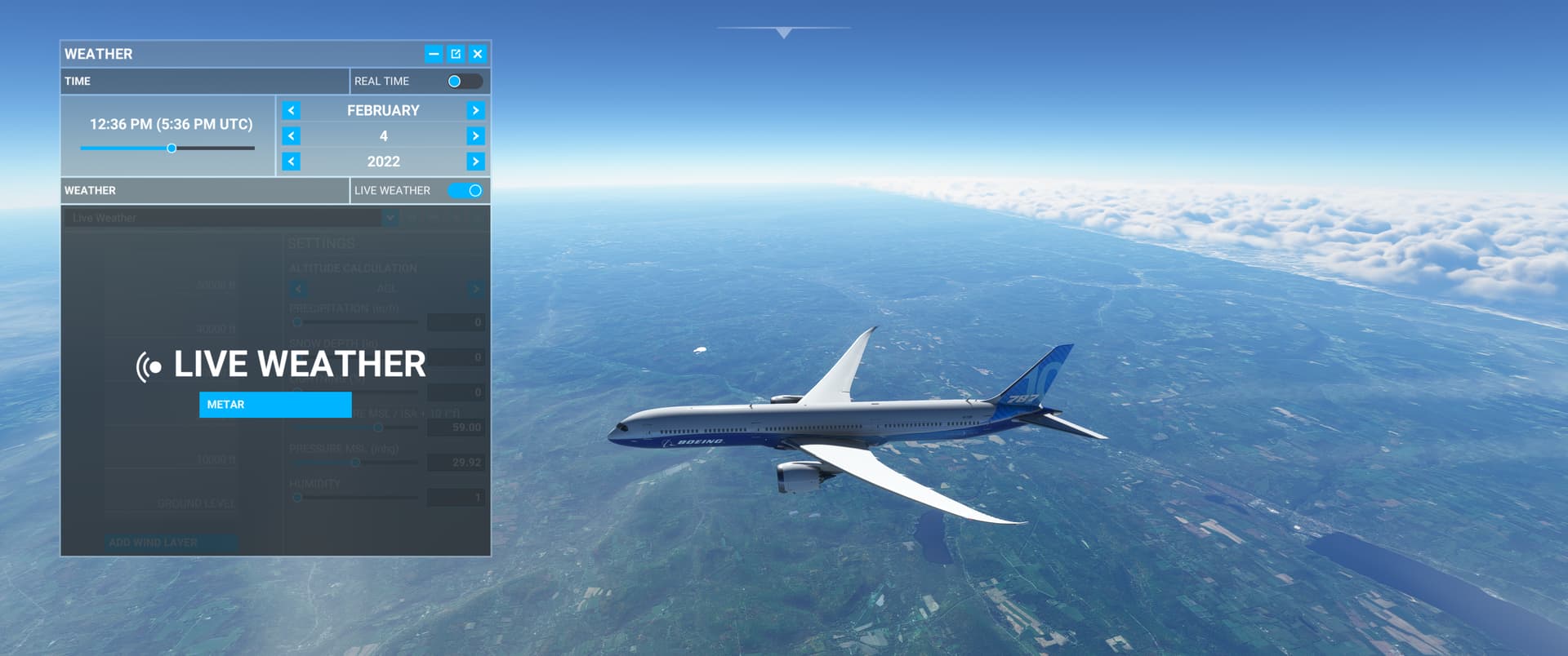 Live weather stops injecting after a certain duration flown / certain ...