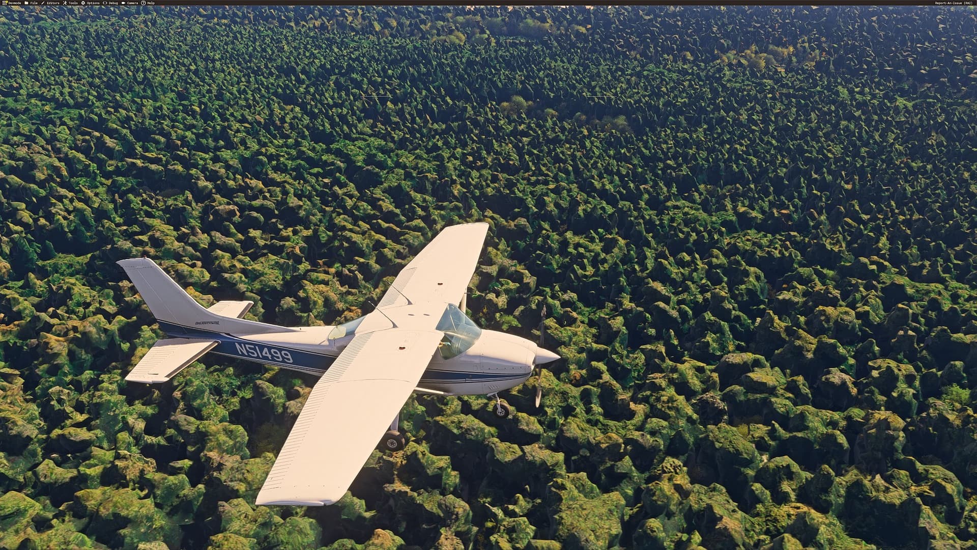 MSFS 2024 / Photogrammetry bushes, trees, forests cause a drastic FPS drop when flying at low ...
