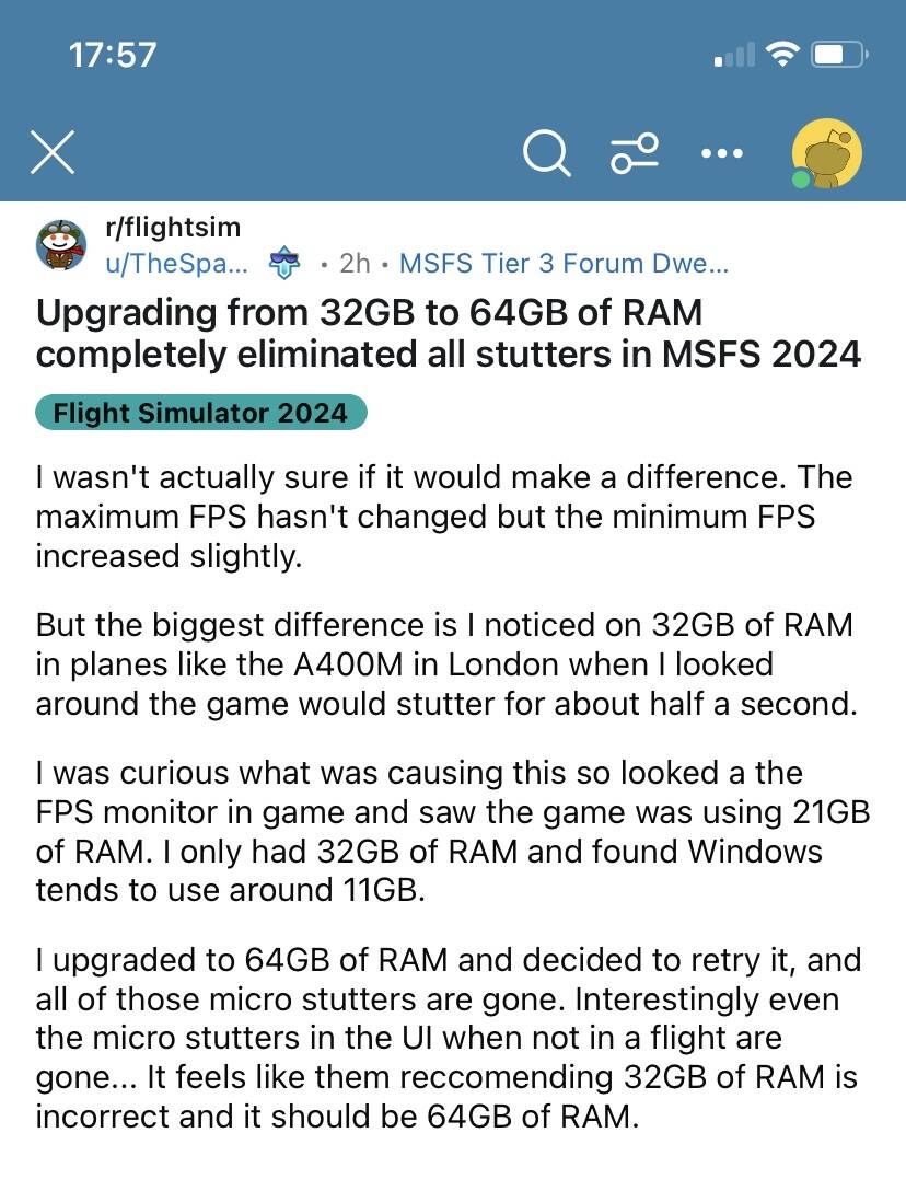 This is how MFS 2024 runs on Series X - Page 48 - General Discussion ...