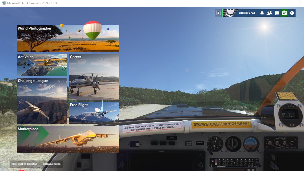 Exit to main menu results in broken UI - User Interface & Activities ...