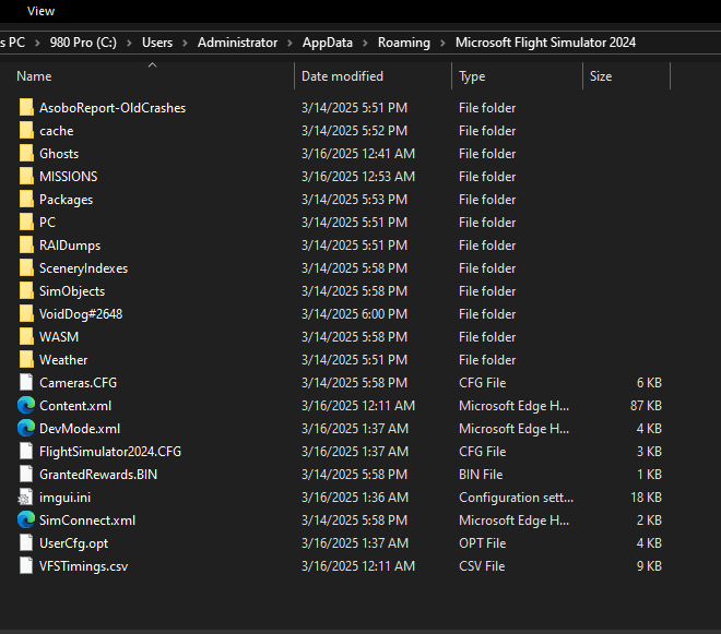 Rolling cache not working - User Interface & Activities - Microsoft Flight Simulator Forums