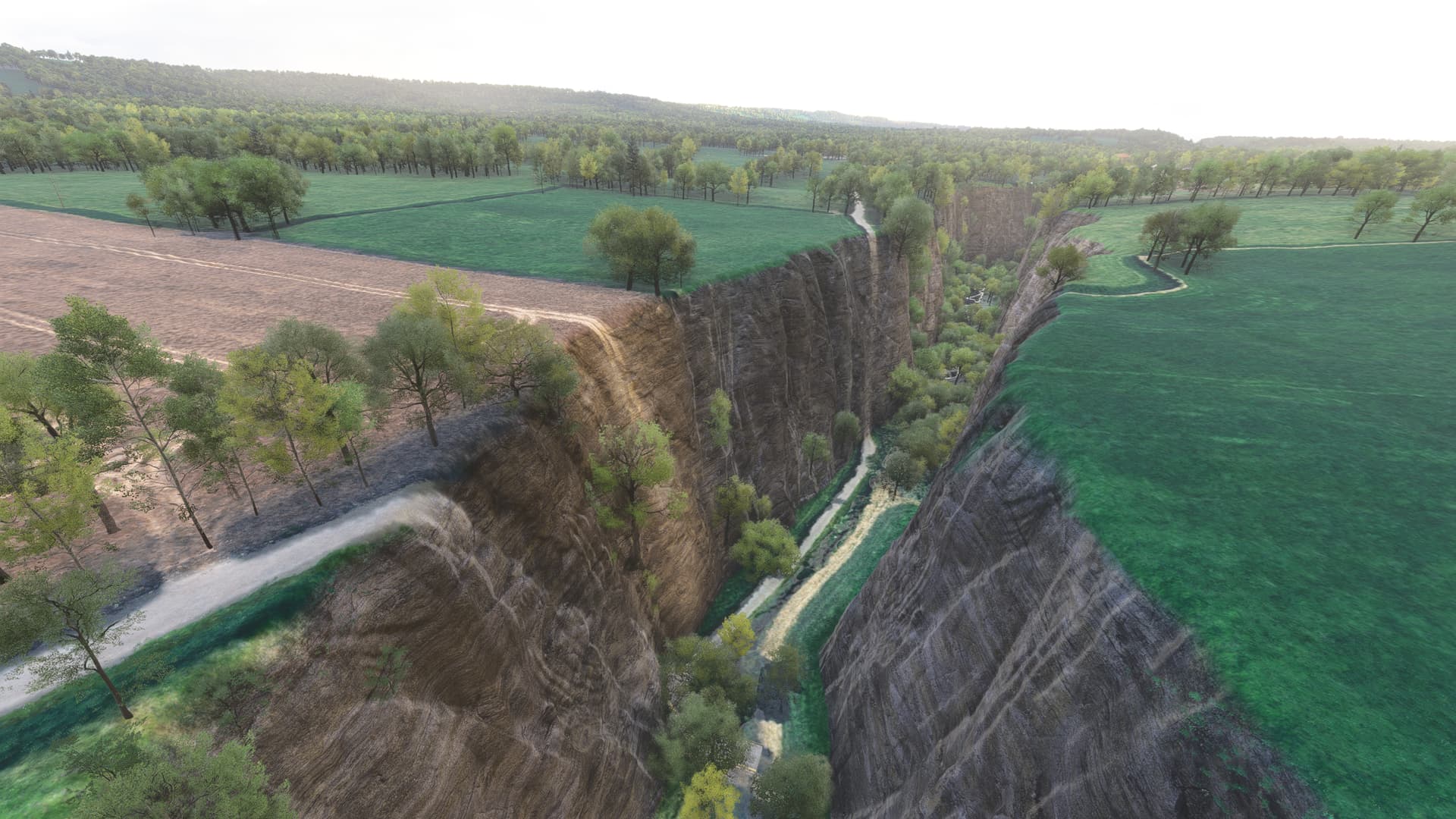 Big River canyon near Bristol, UK that doesn't exist IRL - Scenery and ...
