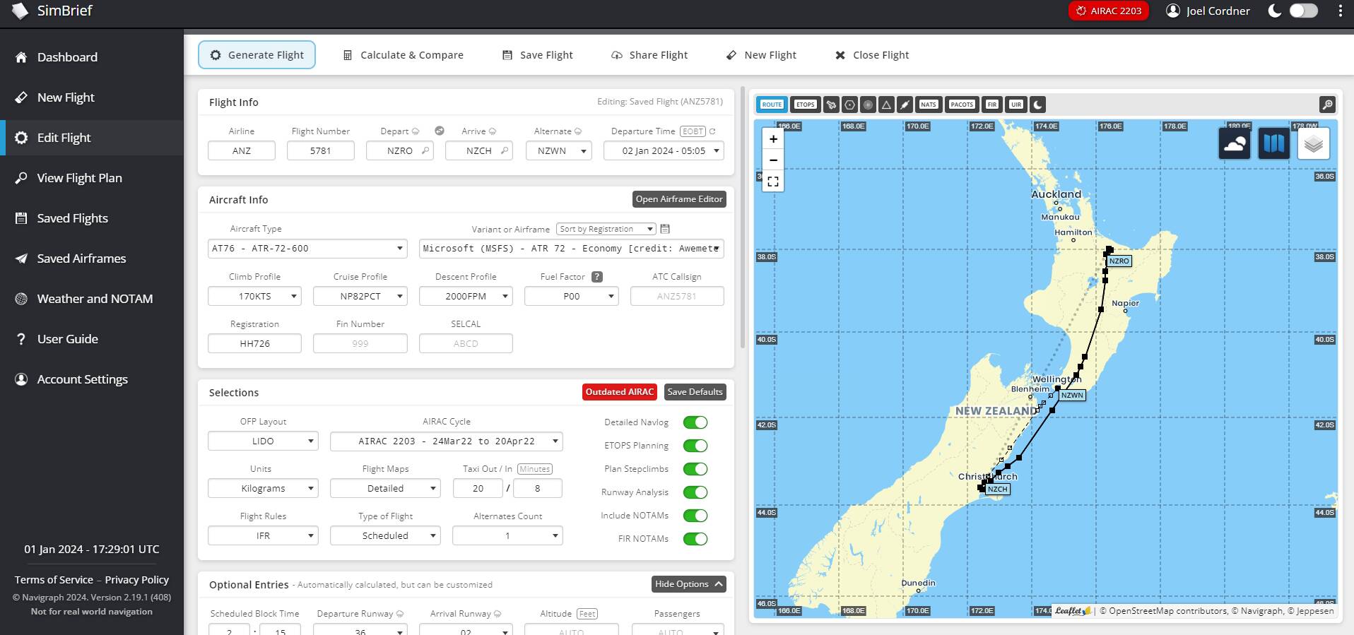 Cant access Simbrief integration on ATR-72 or A320ceo - Aircraft ...