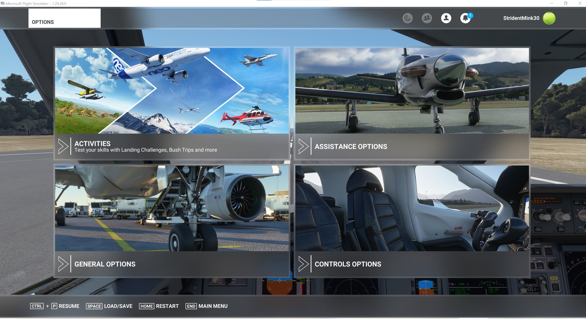 MSFS opens not quite full window - Hardware & Peripherals - Microsoft Flight Simulator Forums