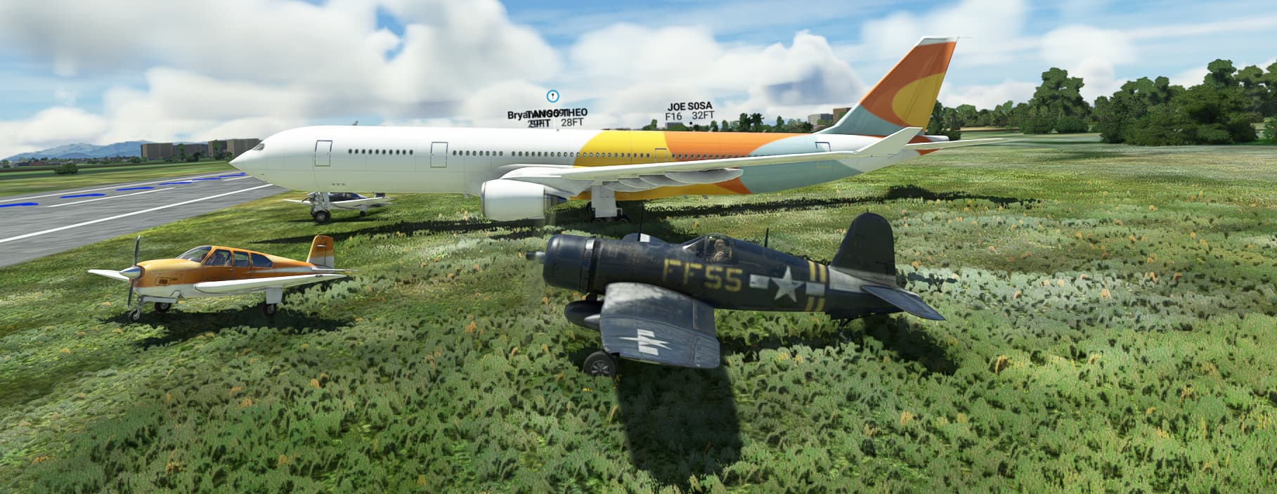 Multiplayer: display other players actual aircraft 3D models and ...