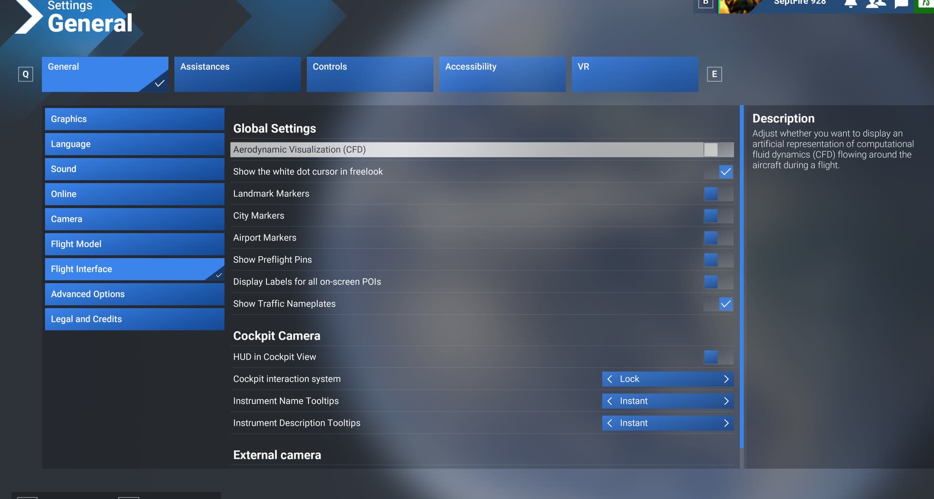 CFD continue to appear even after being disabled in MSFS 2024 - User Interface & Activities ...