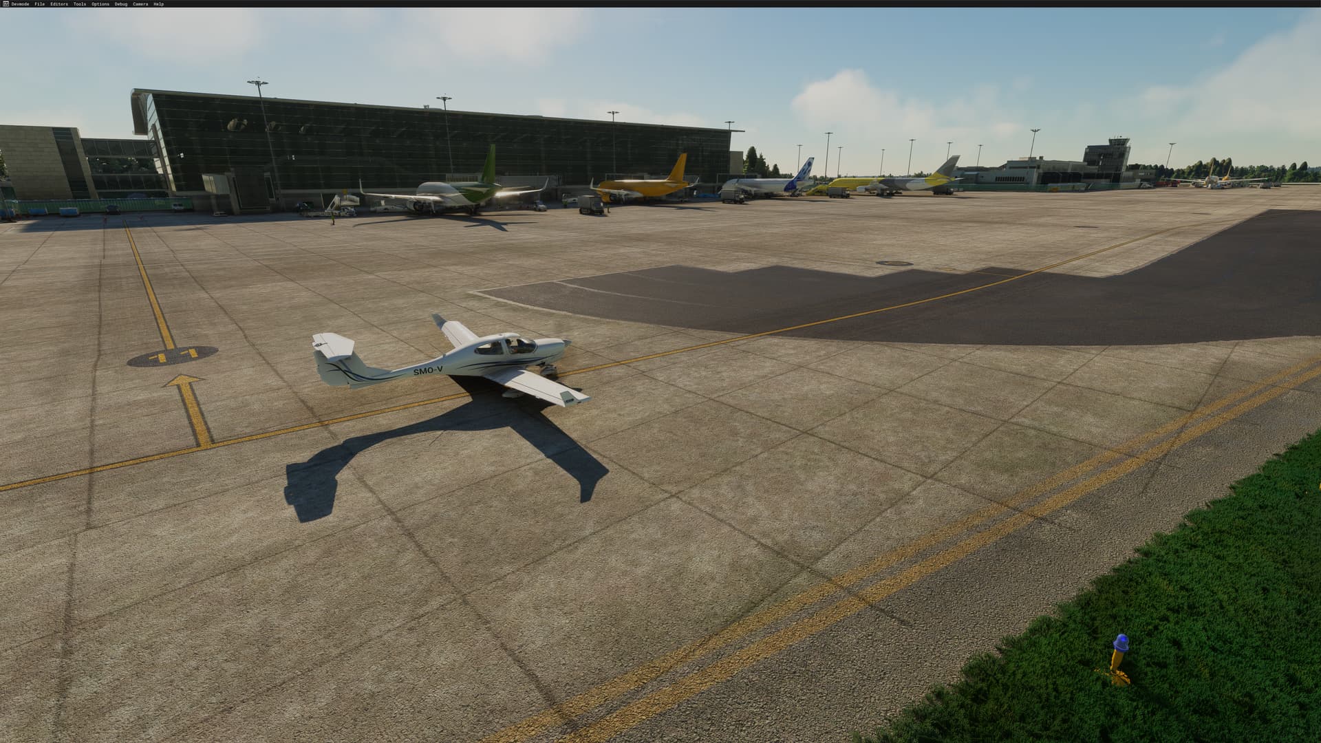 EICK - Cork Airport - Ramp adjacent terminal area is not level - solved ...