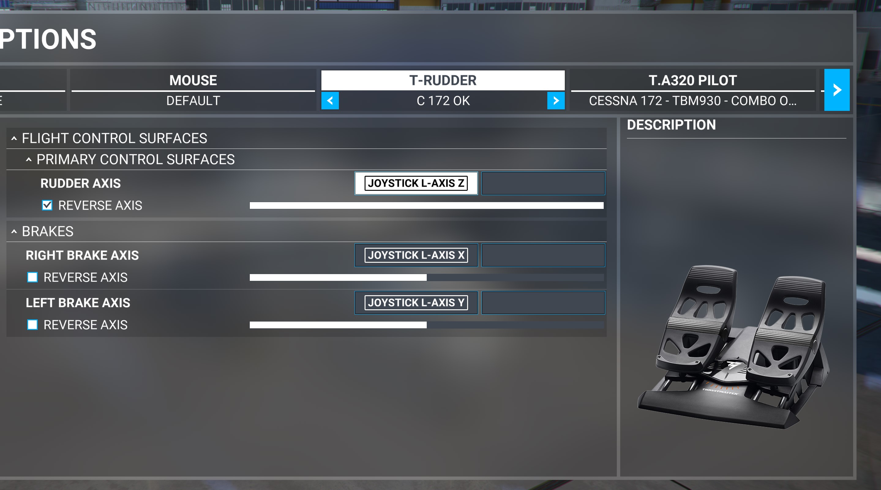 Thrustmaster TFRP T.Flight Rudder Axis v. Slider - Hardware ...