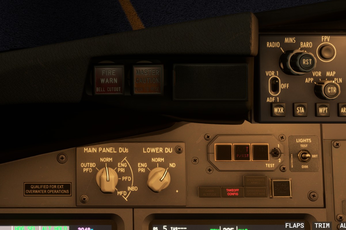 PMDG 737-600 how to deactivate Take off config after landing ...