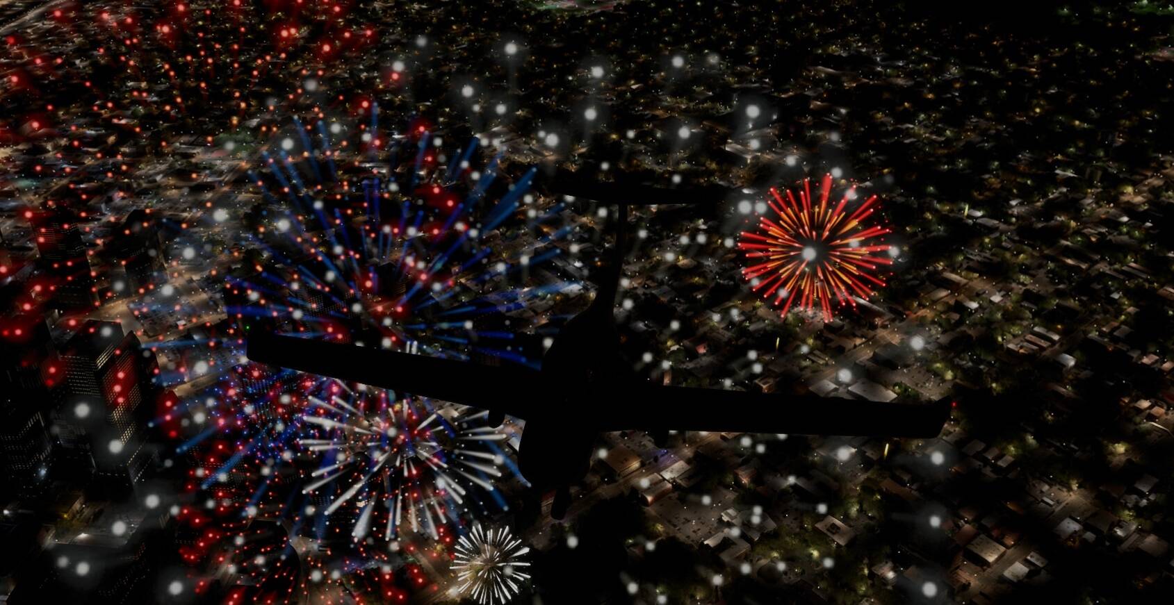 Fireworks for July 4 (Night time only) - THANK YOU MS/Asobo! - General ...