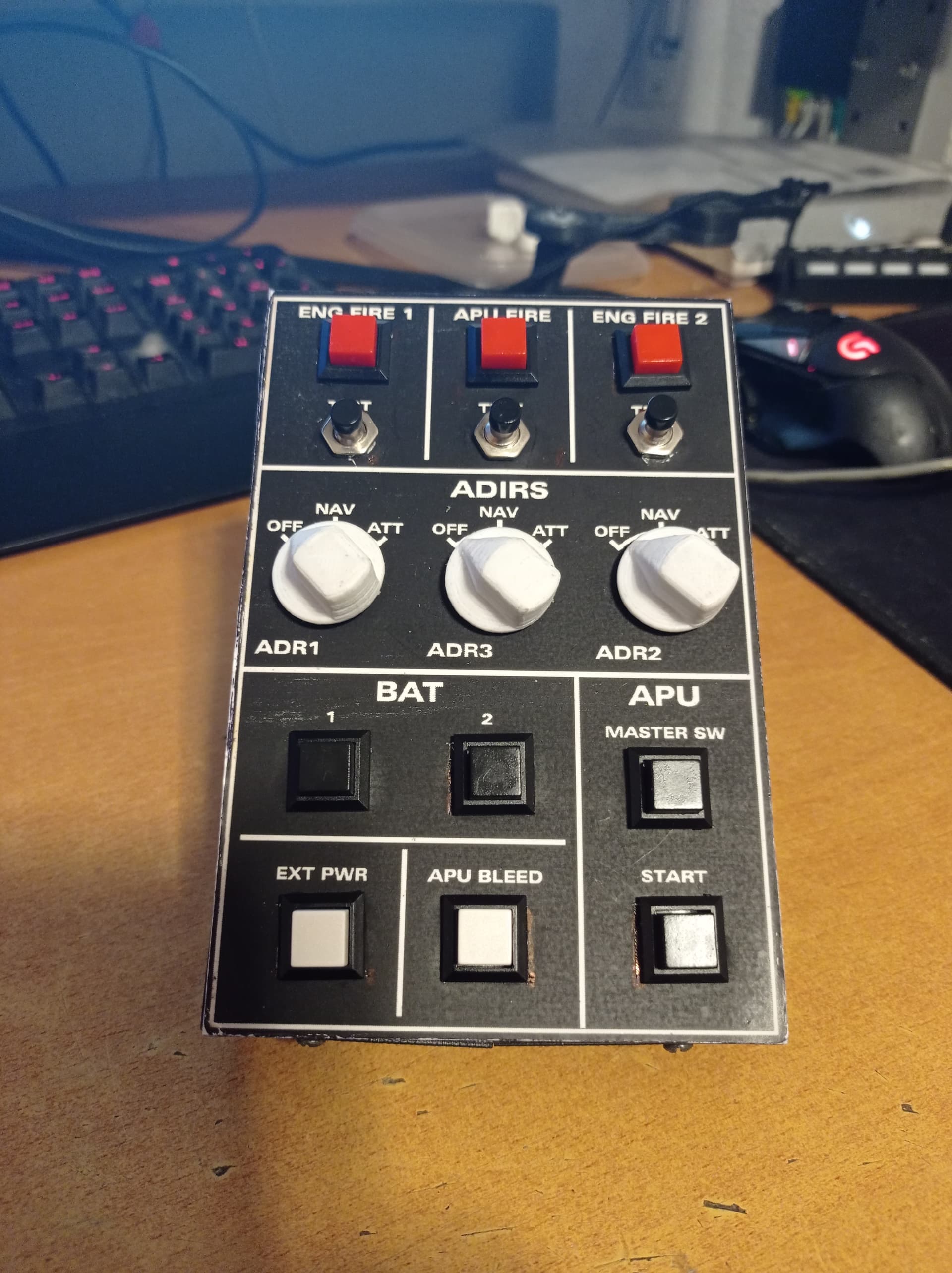 DIY Printed 3D A320 ADIRS Panels - Home Cockpit Builders - Microsoft ...