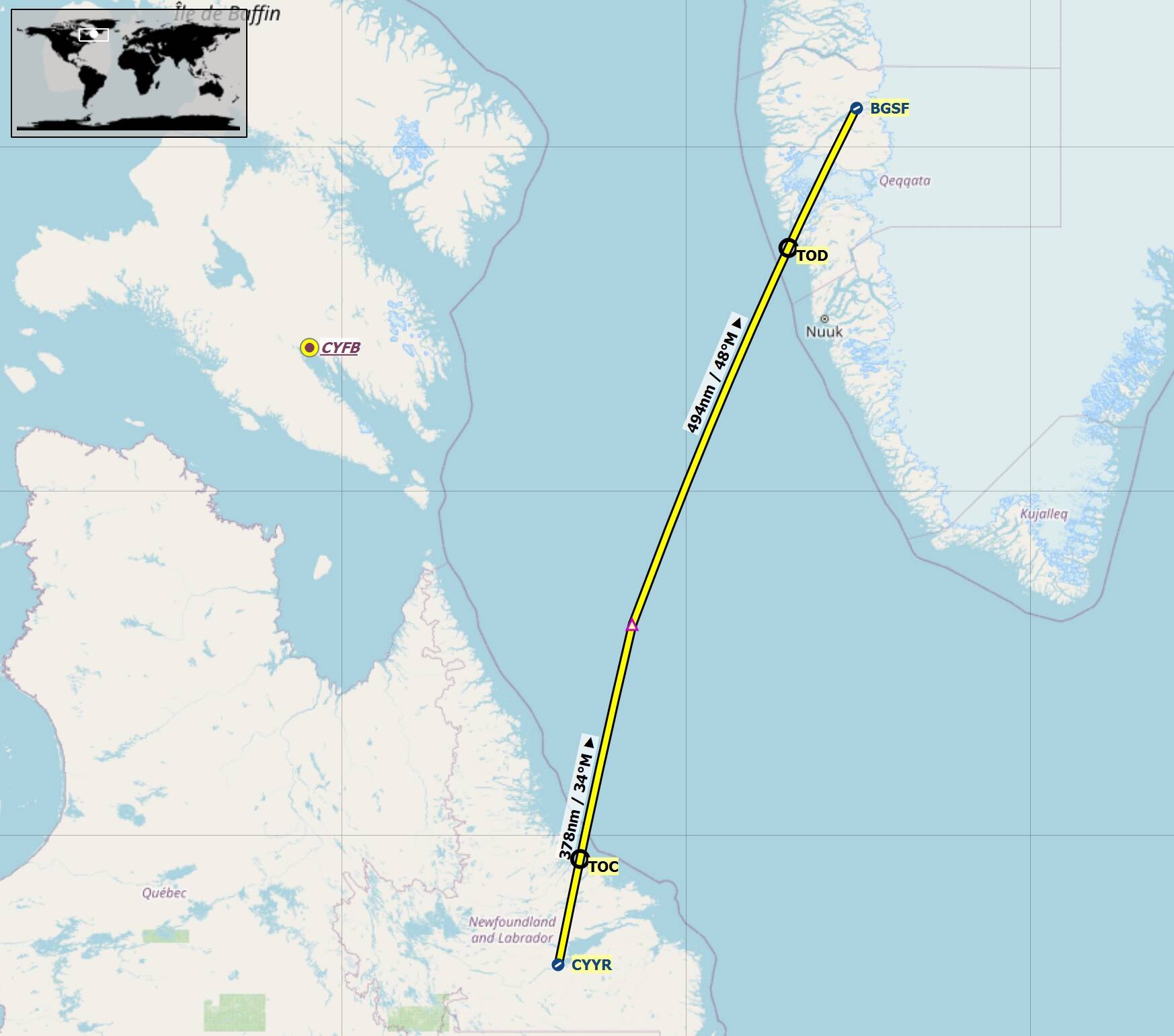 Aussie Group Flights Team: CJ4 World Flight - CYYR to BGSF - Community ...