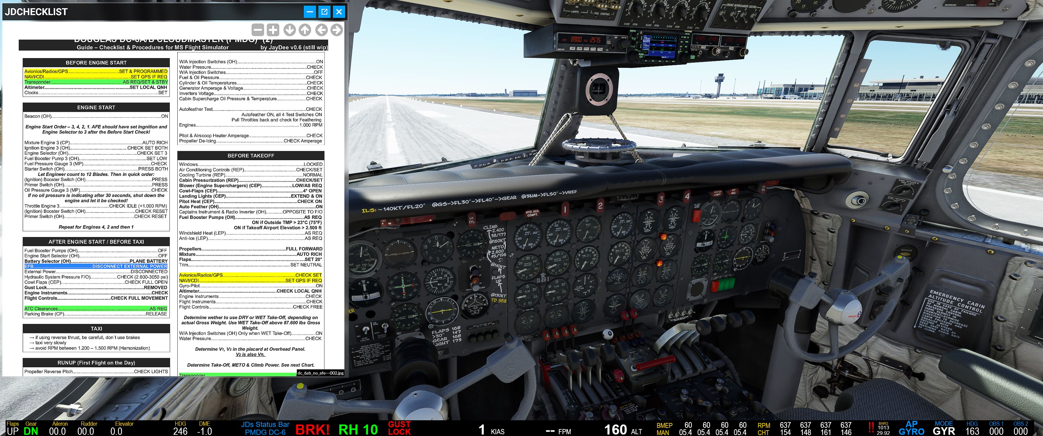 My PMDG DC6 Accessibility Mod & Checklist/Guides - Aircraft - Microsoft ... My PMDG DC6 Accessibility Mod & Checklist/Guides - Aircraft - Microsoft ...